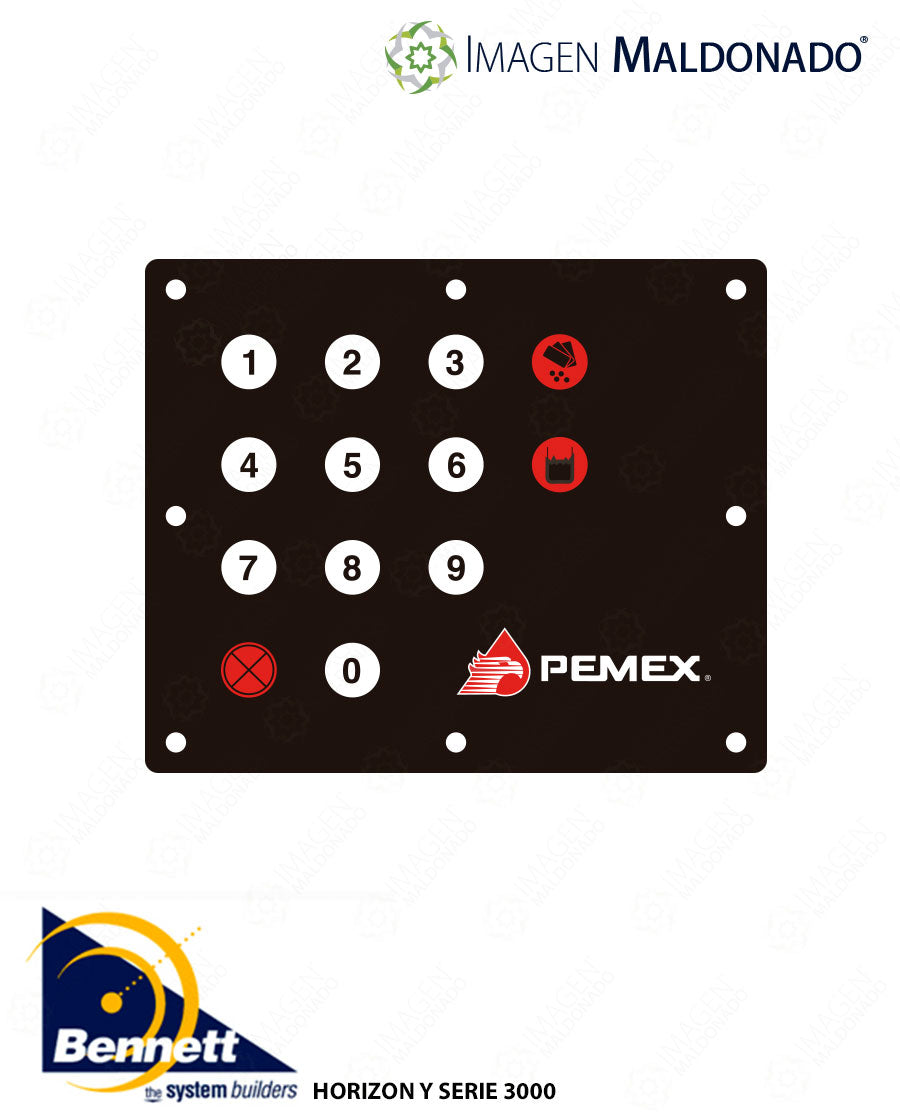 Carátulas para Dispensario Bennett Serie 3000 - Imagen Maldonado®